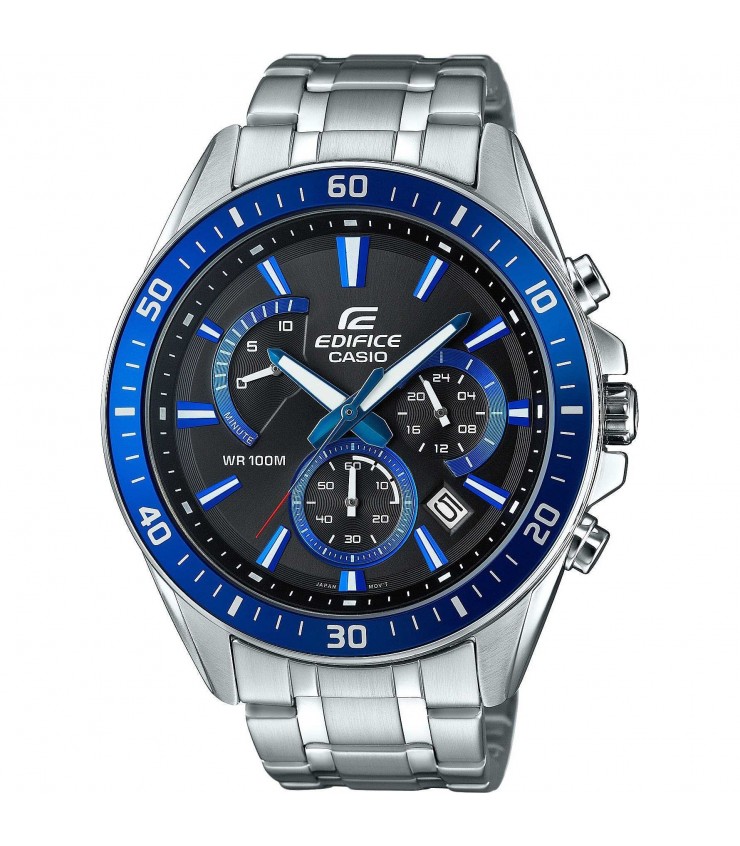 Orologio Casio Edifice Silver Blu EFR-552D-1A2VUEF | MiRaggi