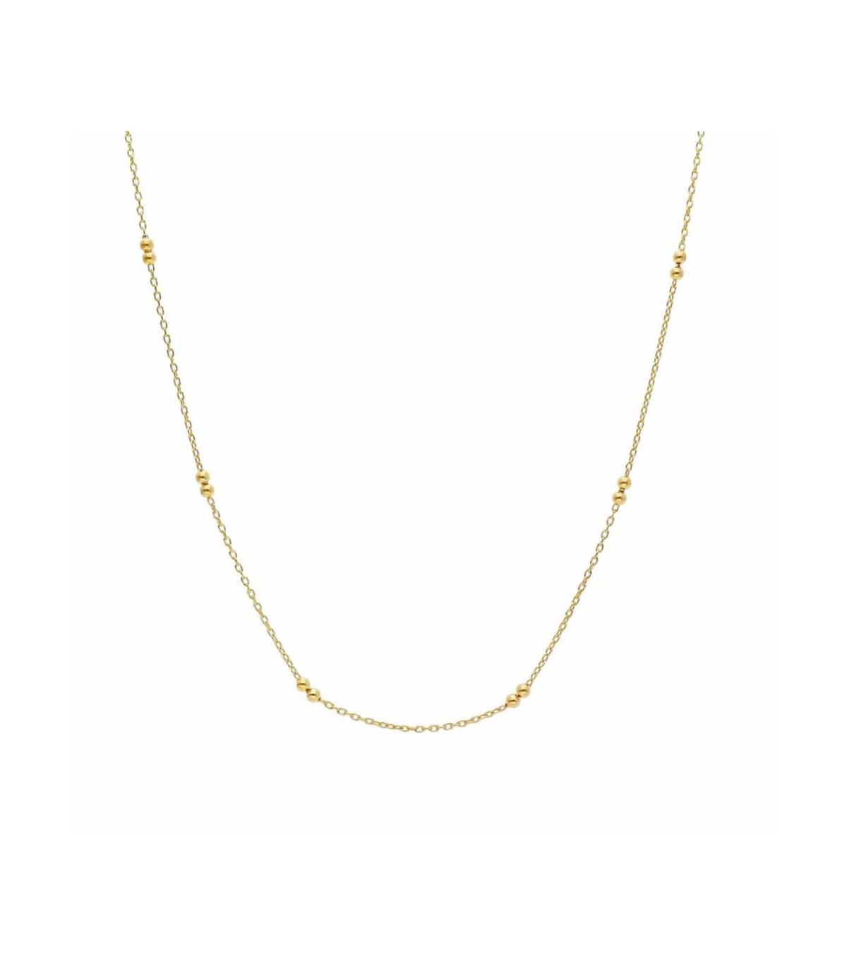 Collana Donna Raggi Catena e Sfere Oro Giallo 9kt | MiRaggi.com Collana Donna Raggi Catena e Sfere Oro Giallo 9kt | MiRaggi.com