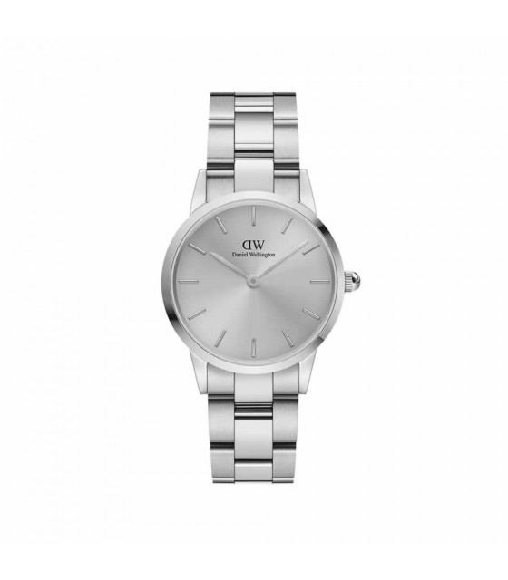 Daniel Wellington Orologio Solo Tempo Quadro Silver Bianco DW00100438 ...