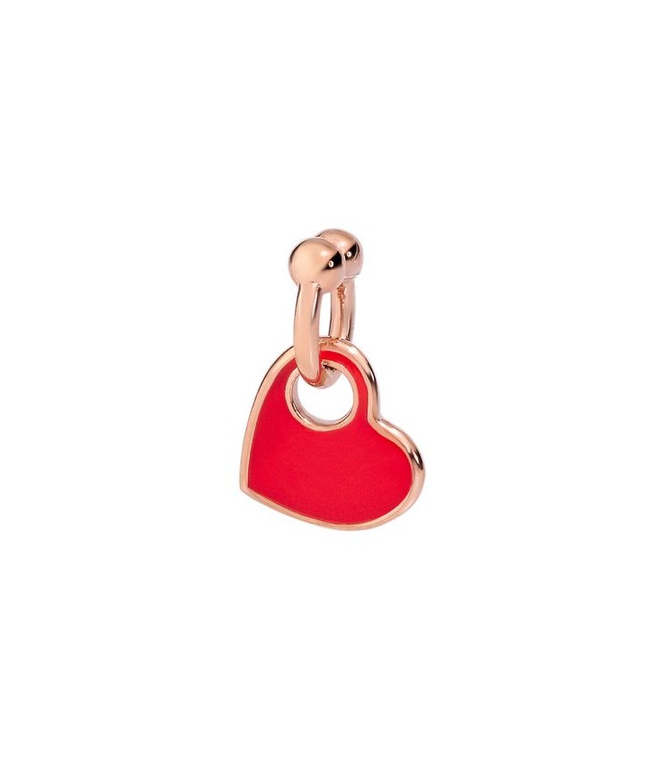 Ciondolo Dodo Cuore Oro Rosa e Smalto Rosso DMPICUORP/9/RED | MiRaggi