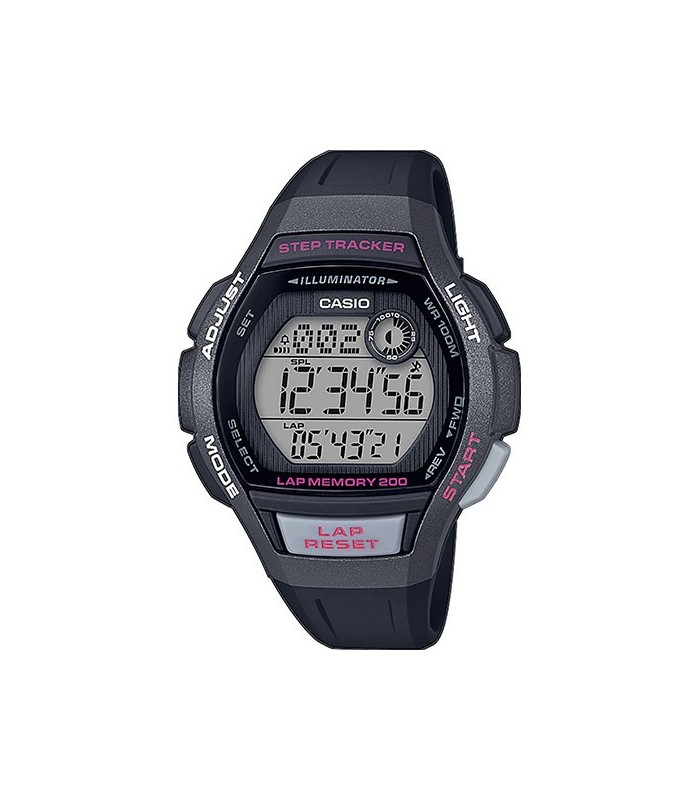 Orologio Casio Digital Nero/Rosa LWS-2000H-1AVEF | Miraggi